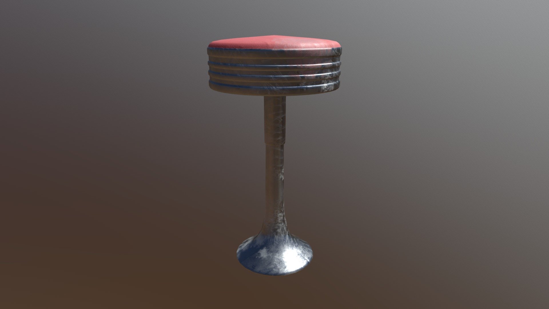 Diner Stool - 3D model by cuenathalia [d1b7221] - Sketchfab