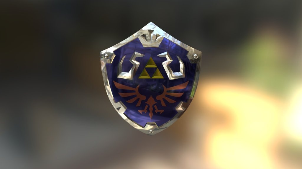 Hylian Shield - Skyward Sword - 3D model by CristalGart [d1b7e8c ...
