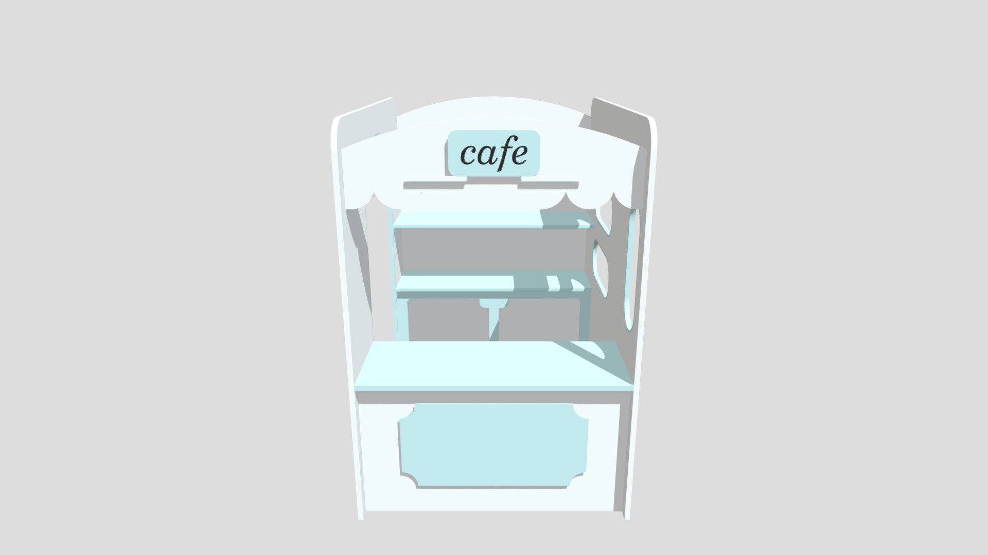Coffee booth - 3D model by quanghuy.skynext [d1b92da] - Sketchfab