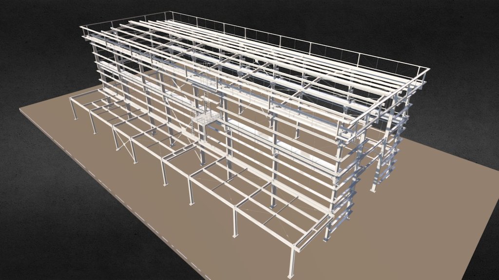ESTRUCTURA - 3D model by steelcad [d1b9326] - Sketchfab