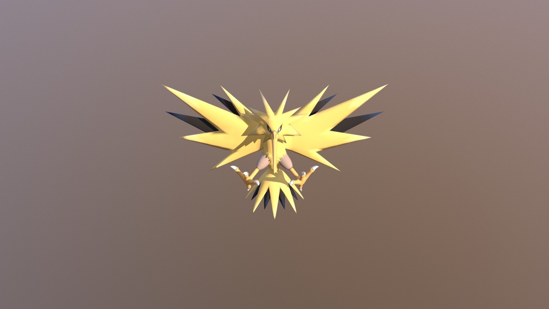 Zapdos - 3D model by Hivigany And Narutorobert (@Mivinshy) [d1b9e75 ...