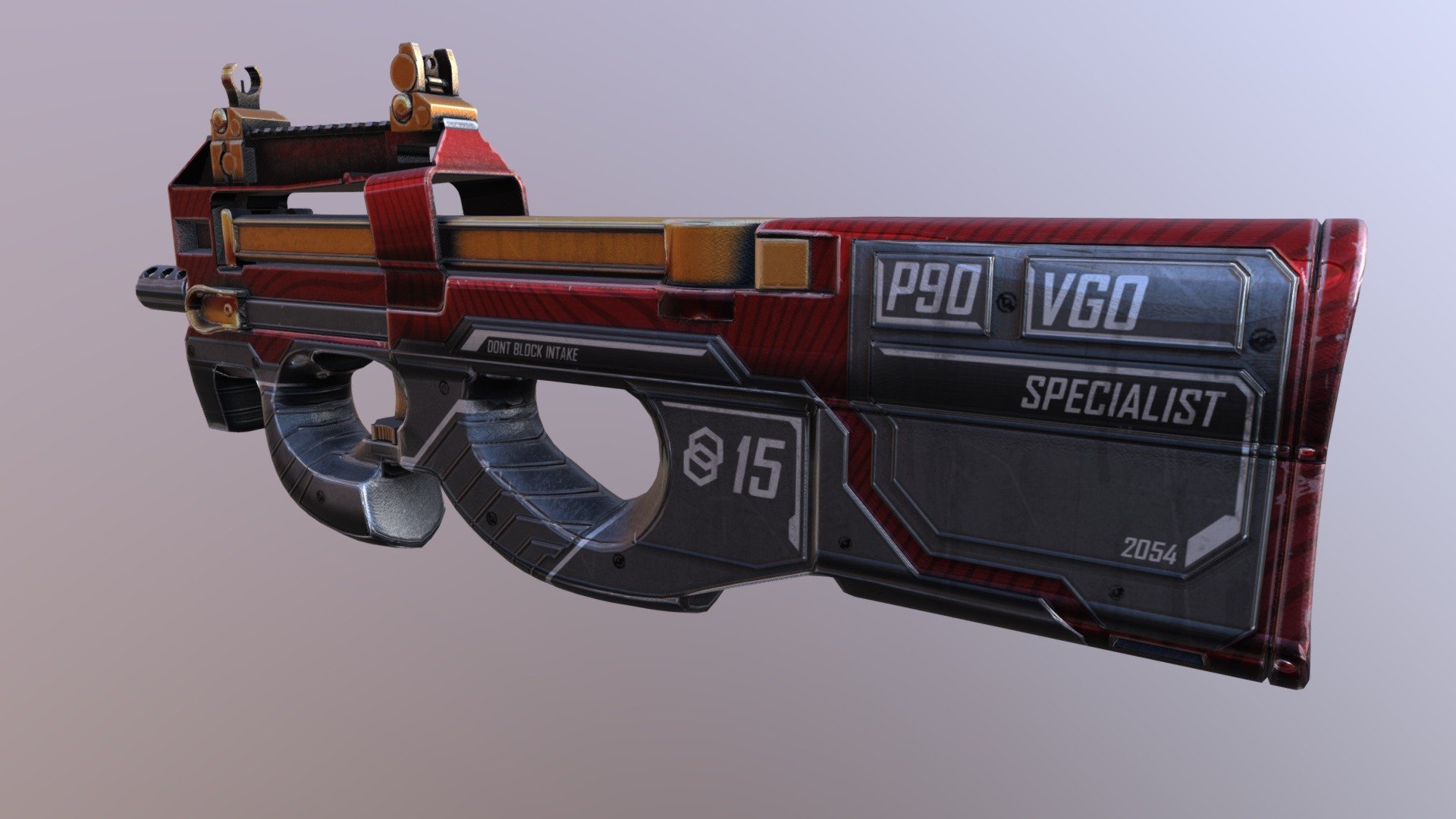 P90 | SPECIALIST - 3D model by dC98 [d1ba47e] - Sketchfab