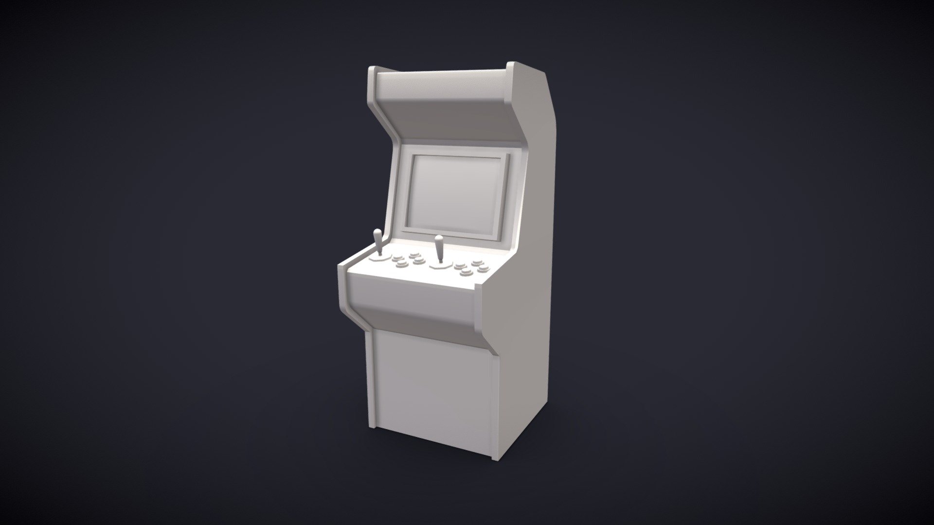 Arcade Maschine Model - Milestone 1 - 3D model by megavir4 [d1bbc1a ...