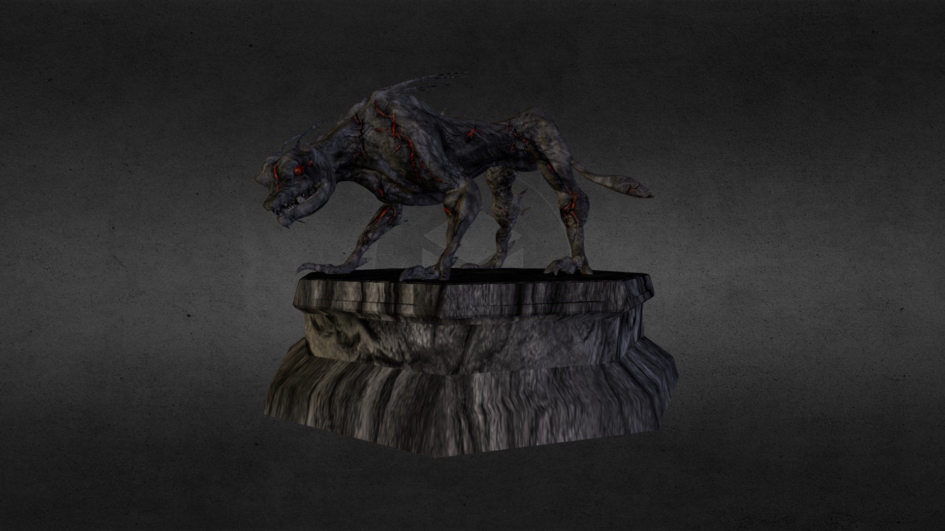 Hellhound Statue - 3D model by tkstasiuk [d1bc6a5] - Sketchfab