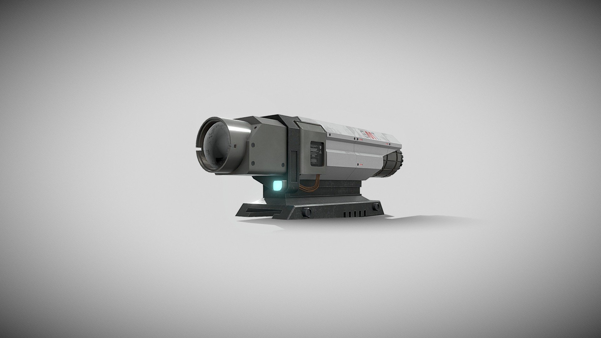 Futuristic NASApunk scope - Download Free 3D model by Digital 3D Vision ...