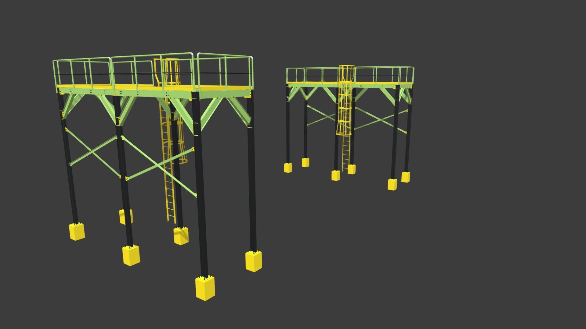 CHRONOS HIGGS - Plataformas - 3D model by TM Steel Engenharia ...