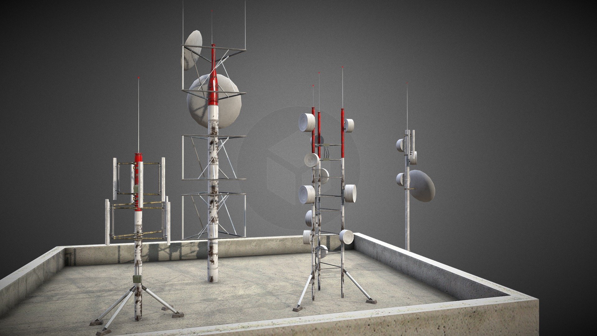 Antennas - Buy Royalty Free 3D model by danielmikulik [d1c4975 ...