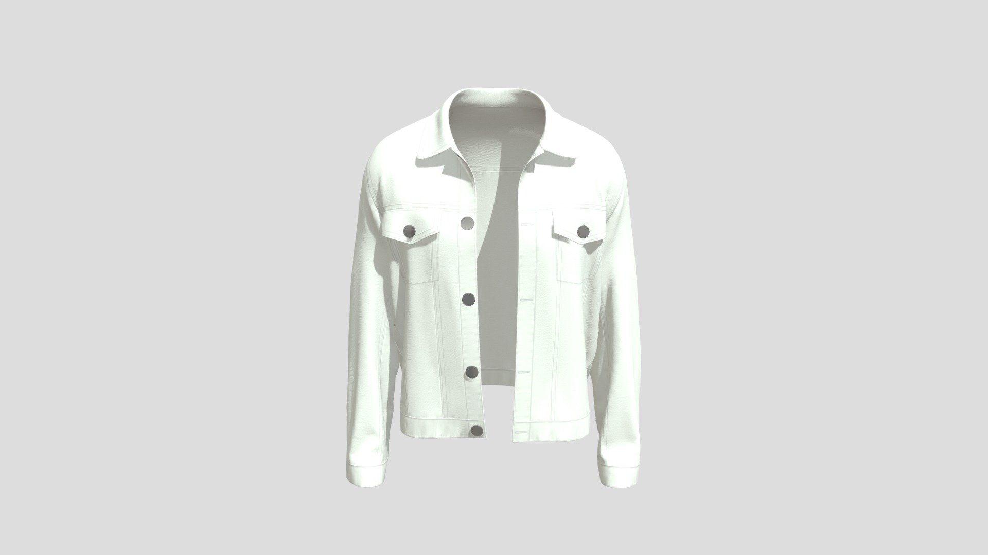 Jeans Jacket Unbuttoned - Buy Royalty Free 3D model by najdmie [d1c5300 ...
