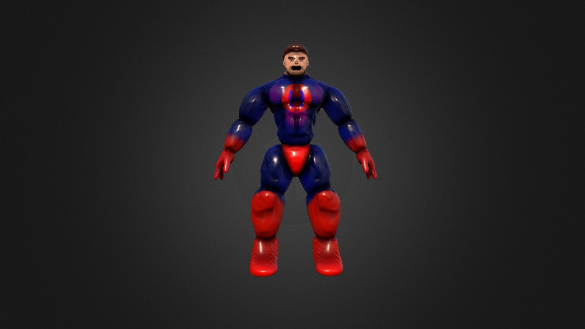 Superhero - Download Free 3D model by Fred Drabble (@FredDrabble ...