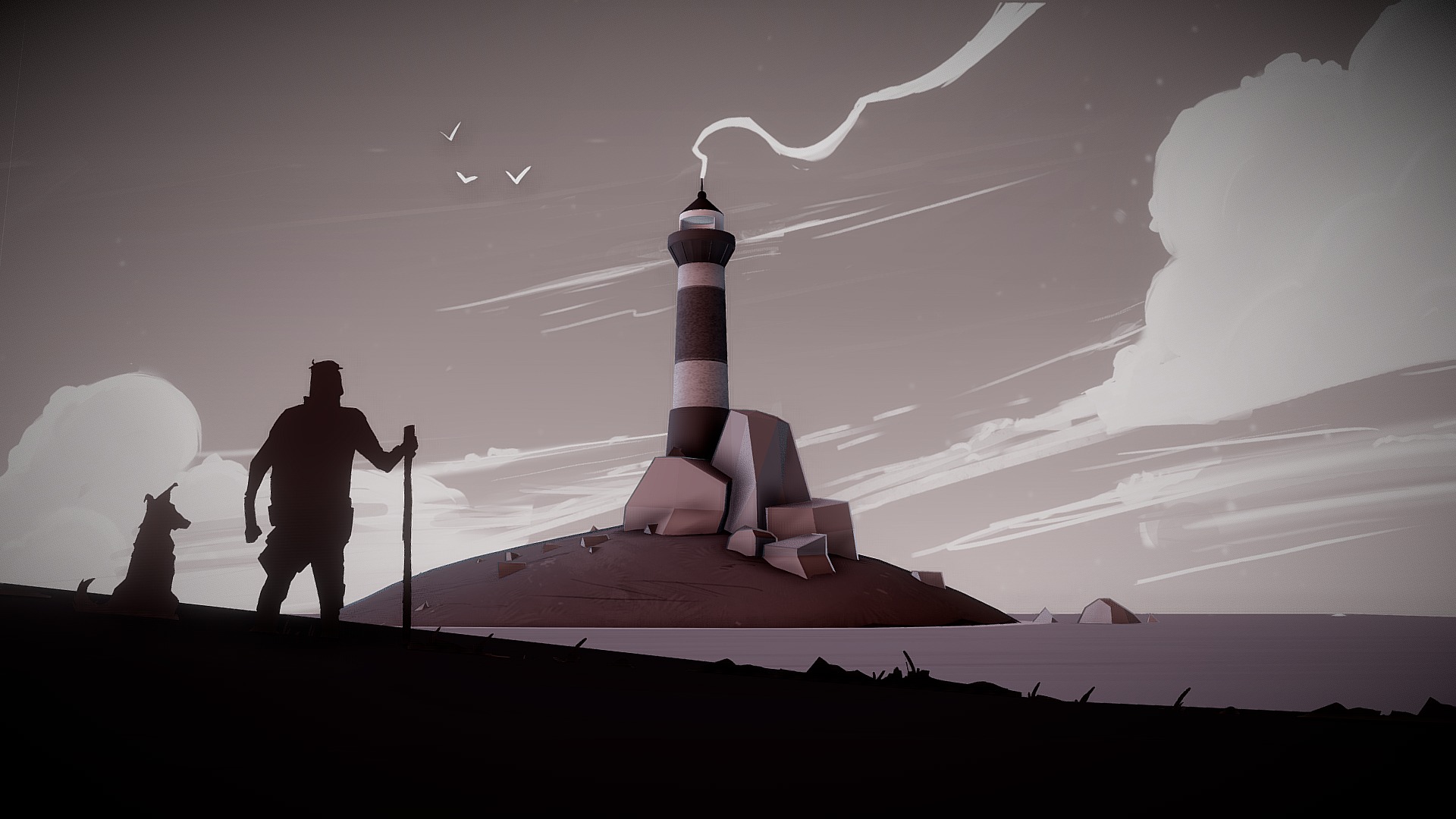 A journey to the lighthouse - 3D model by Vincent (@vboichut) [d1c99fa ...