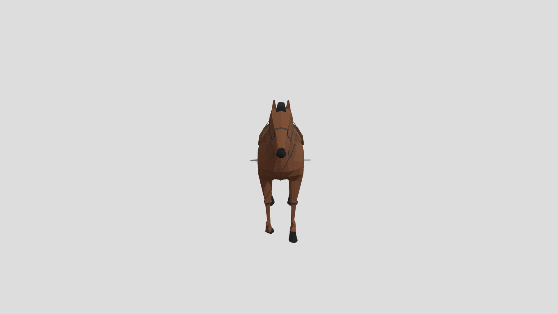 Low-Poly Horse - Download Free 3D model by antemeossa [d1ca14c] - Sketchfab