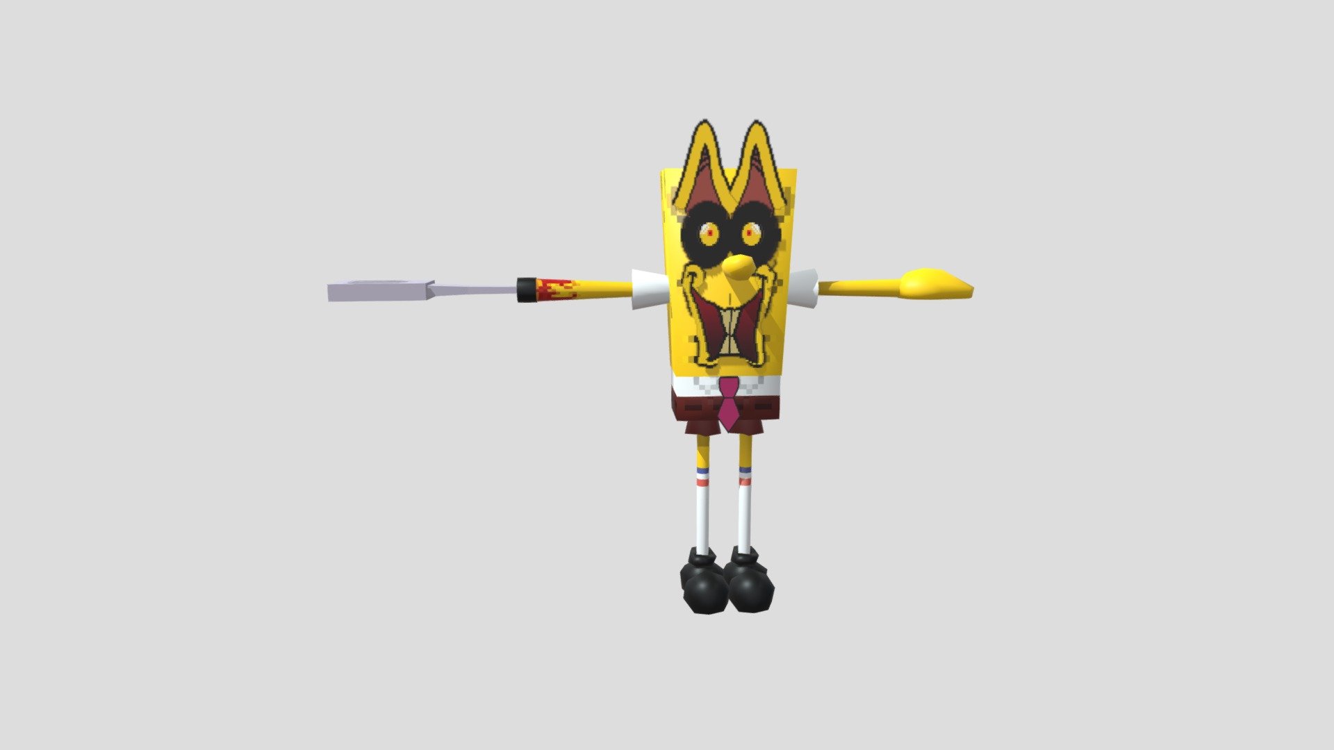 Bikini Horrors-Barnacle Boy N64 model - Download Free 3D model by ...