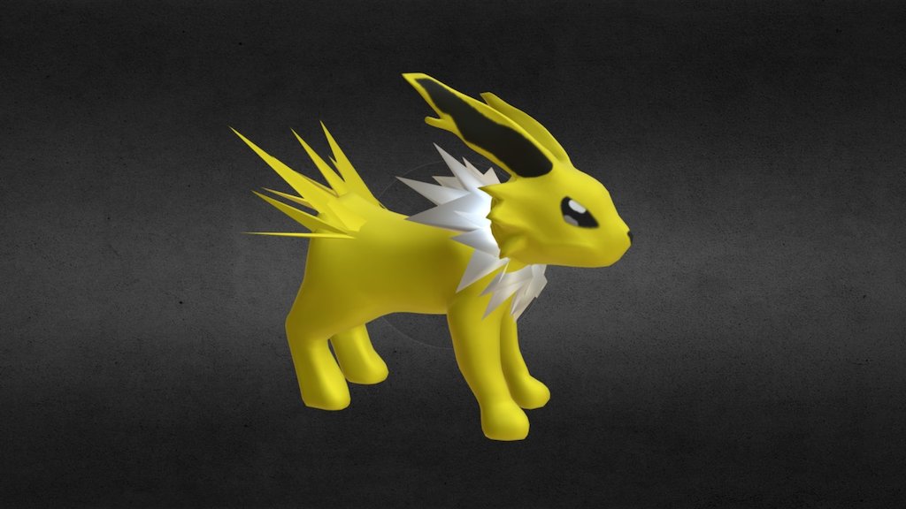 Jolteon - 3D model by mellier.lucas [d1cbb94] - Sketchfab