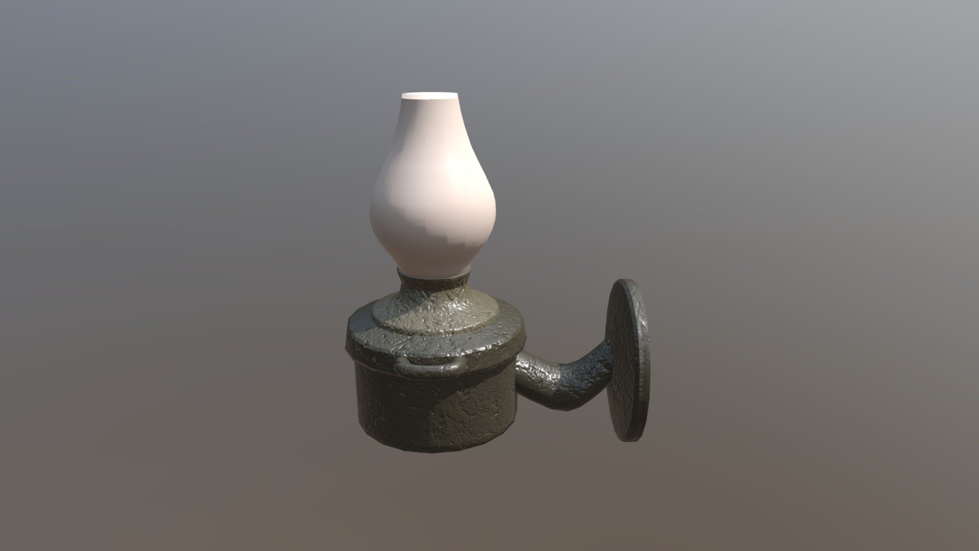 3D Wall Lamp - 3D model by BenDodd [d1cbb9a] - Sketchfab