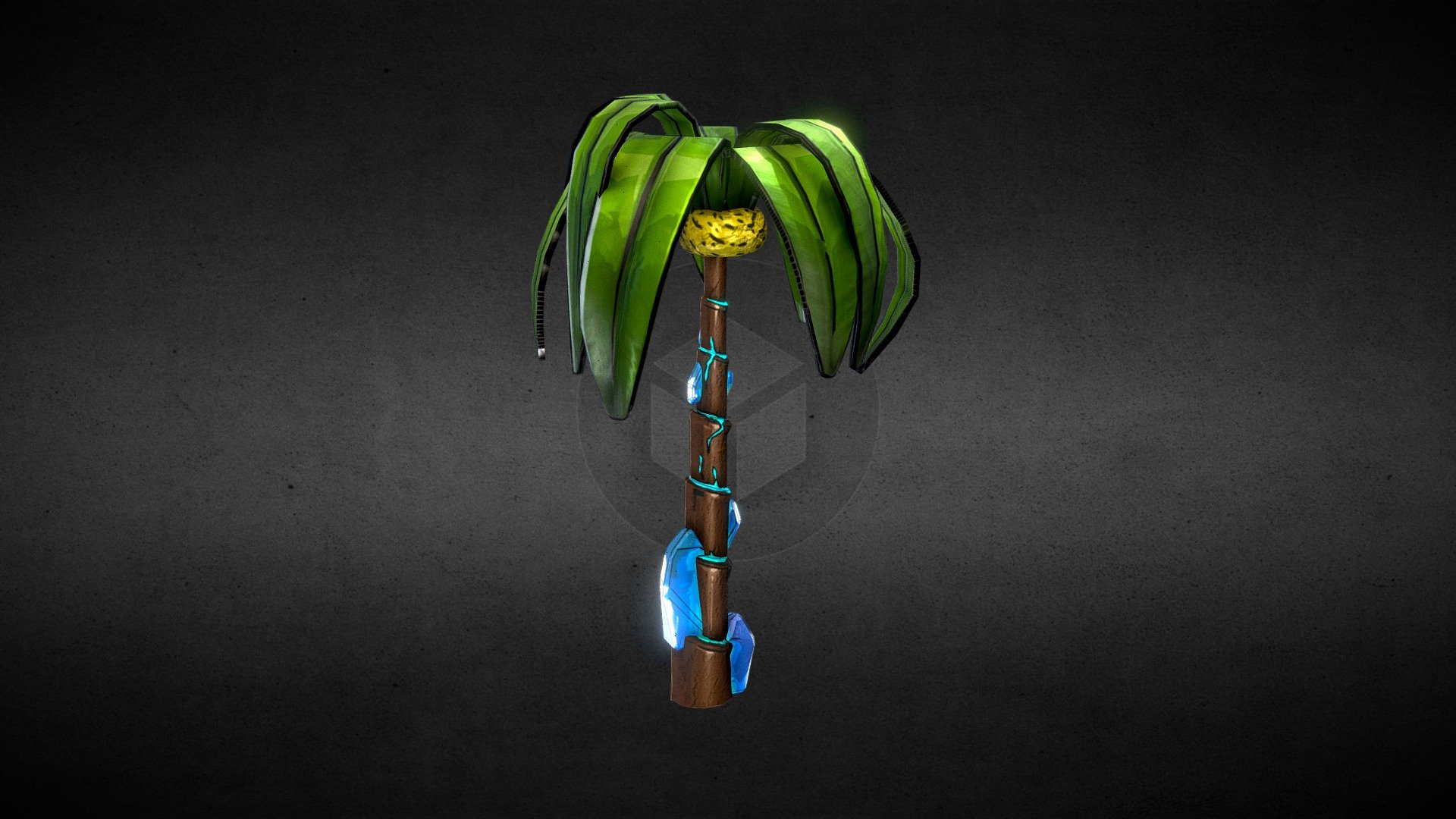 Palm tree Legendary - 3D model by landsofazolite [d1cc3c6] - Sketchfab