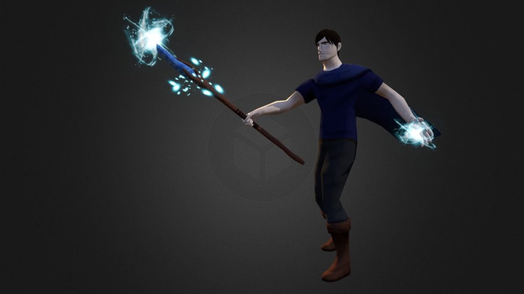Ice Mage - 3D model by Palurdas Arts (@PalurdasArts) [d1cd133] - Sketchfab