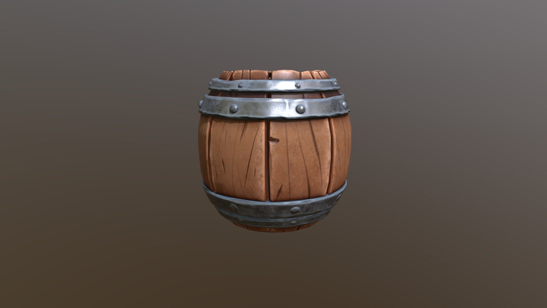 Stylized Barrel - 3D model by phillipmortley [d1cf095] - Sketchfab
