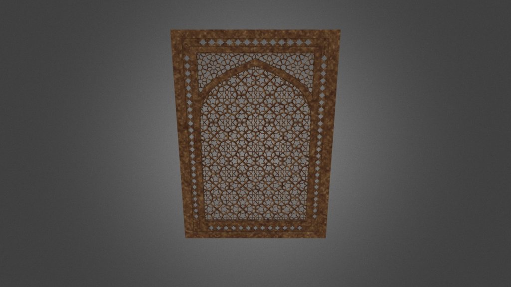 Jali Screen - 3D model by Eric Jones (@strategein) [d1d058f] - Sketchfab