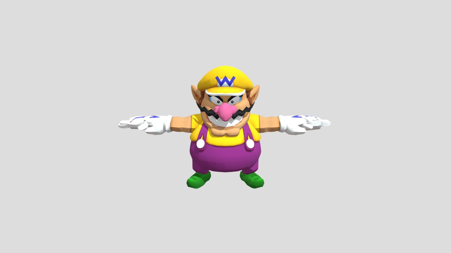 Wario from Super Mario - Download Free 3D model by 3D by Renato👽🎅 ...