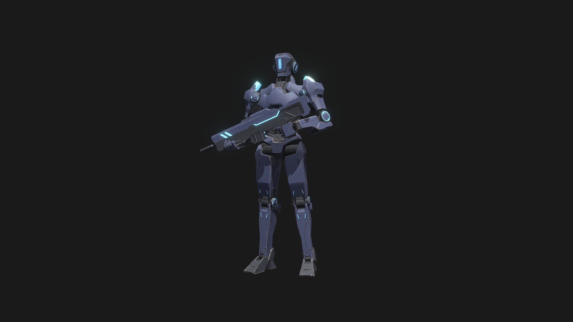 Droid - 3D model by Vulpesvulpesvulpes [d1d20c6] - Sketchfab