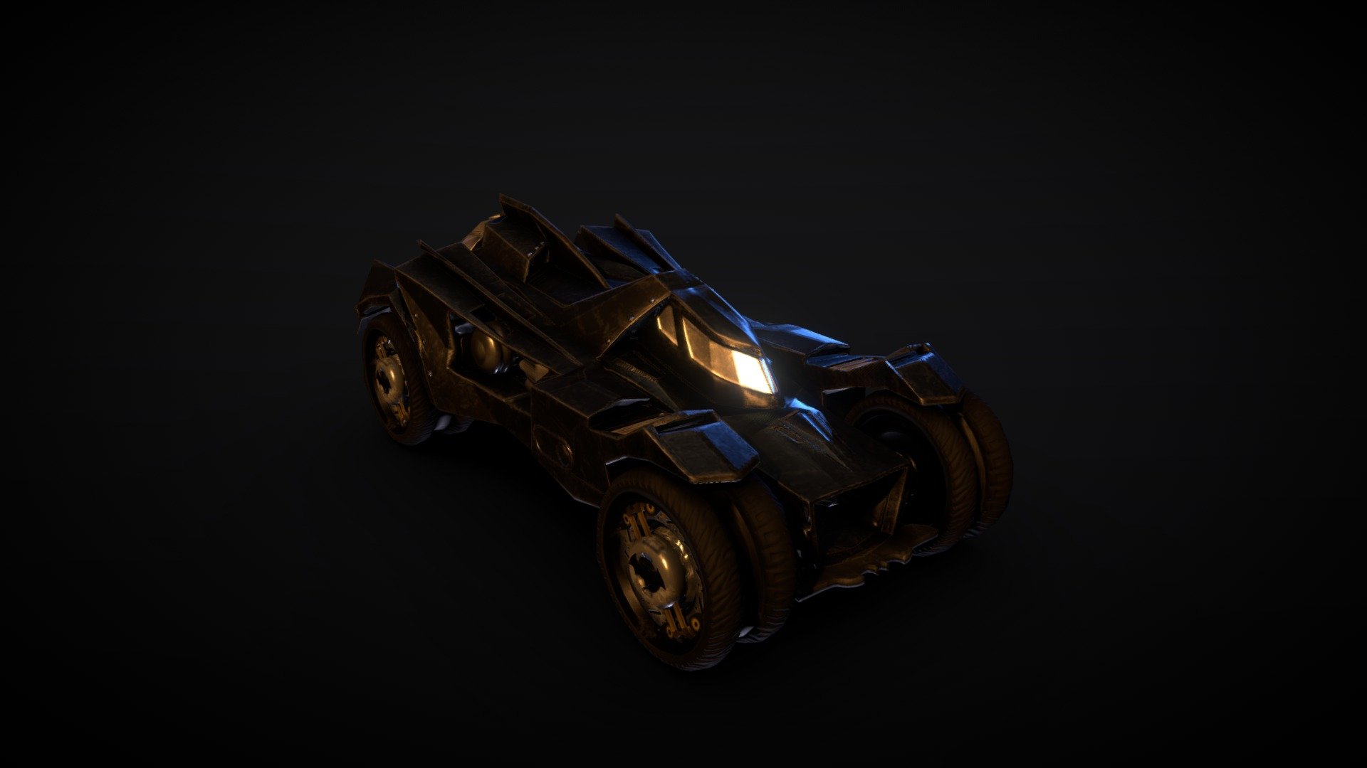 BATMOBILE ARKHAM KNIGHT - 3D model by jacc_art_ [d1d2f5e] - Sketchfab