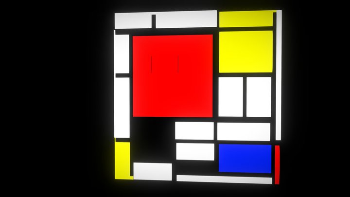 Mondrian 3D models - Sketchfab