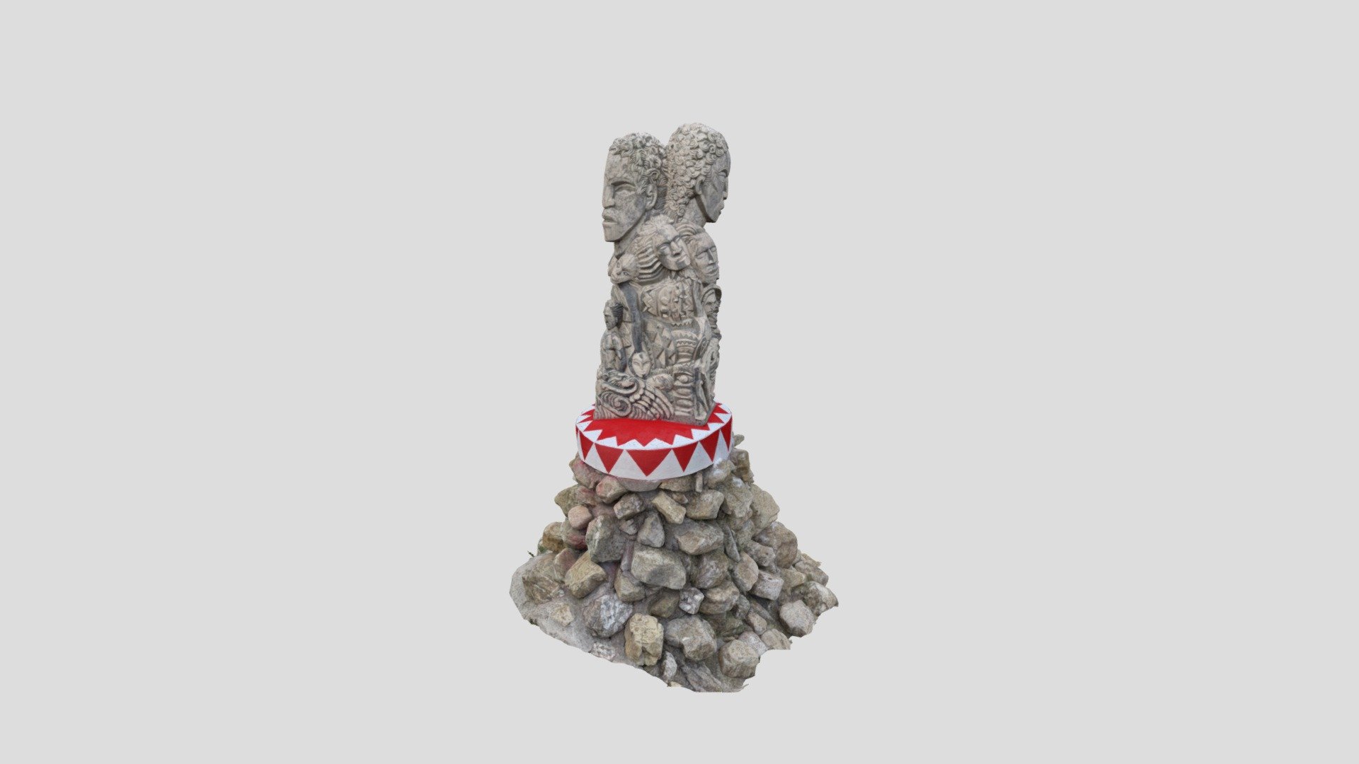 Pouwhenua - Portrayal of Te Rauparaha - 3D model by iSPARX.group ...