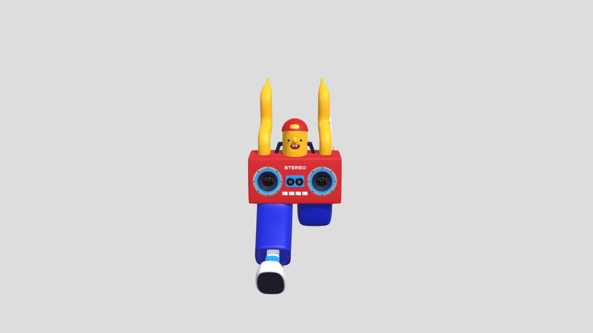 Radio Kid - 3D model by mishka-winowen [d1dc327] - Sketchfab