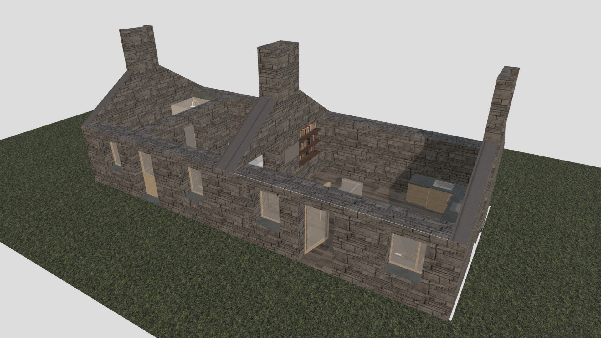 Jacob Chawner - Anglesey Barracks Suite Design - 3D model by Liverpool ...