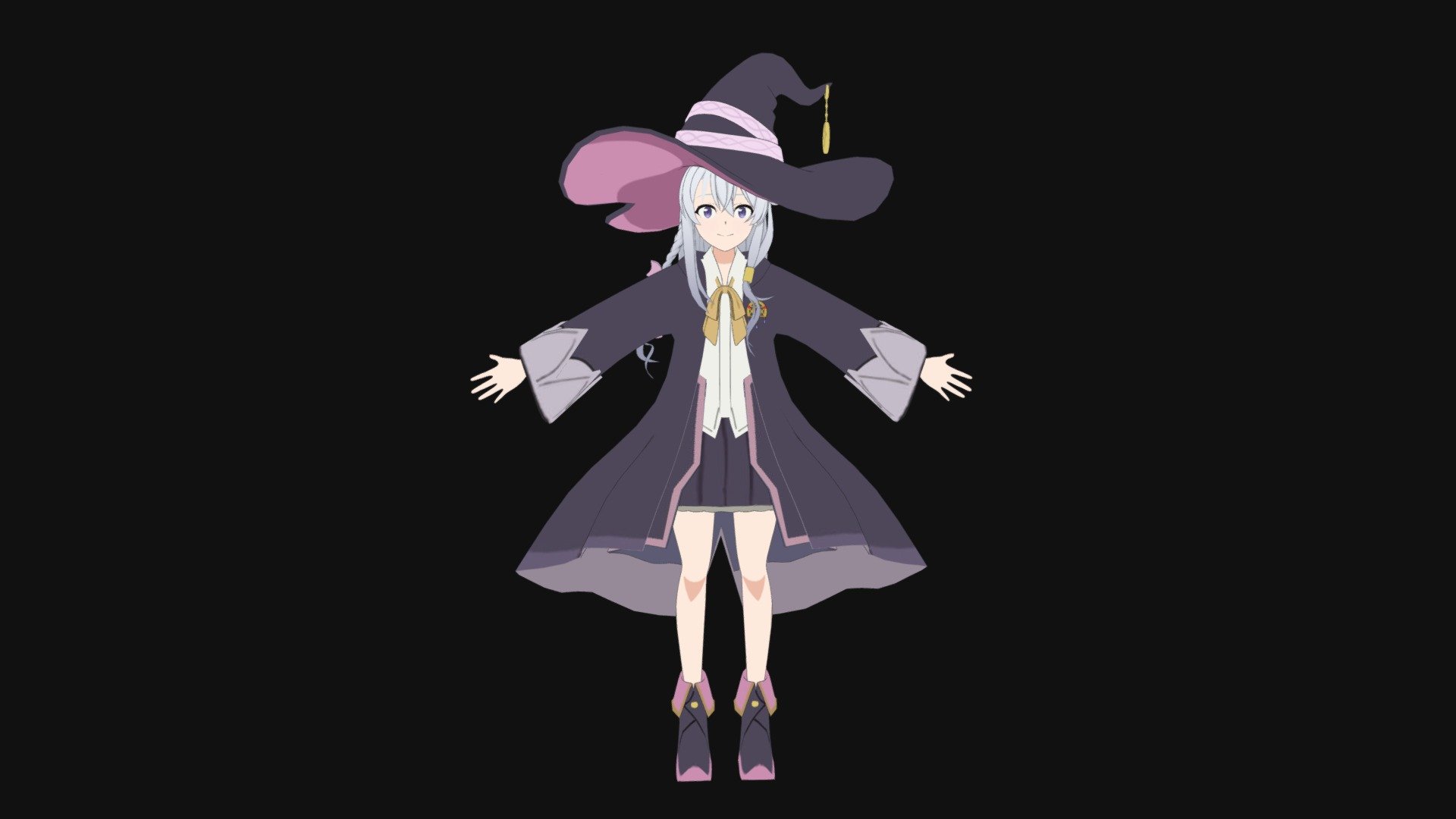 Elaina - Download Free 3D model by Gintoki1234 [d1de089] - Sketchfab