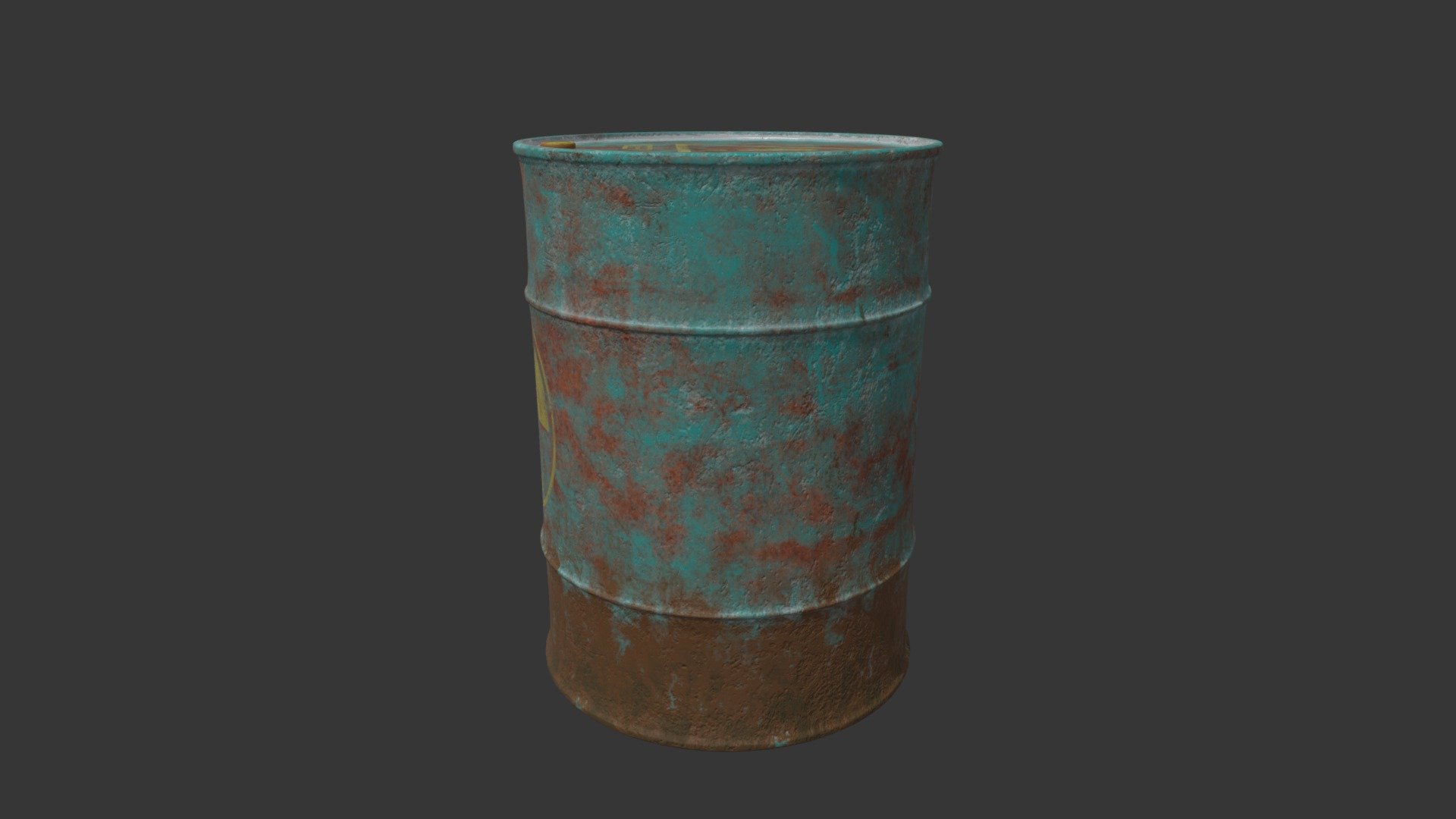 Steel Barrel PBR 3D - 3D model by halilibrahimgungor [d1de31f] - Sketchfab