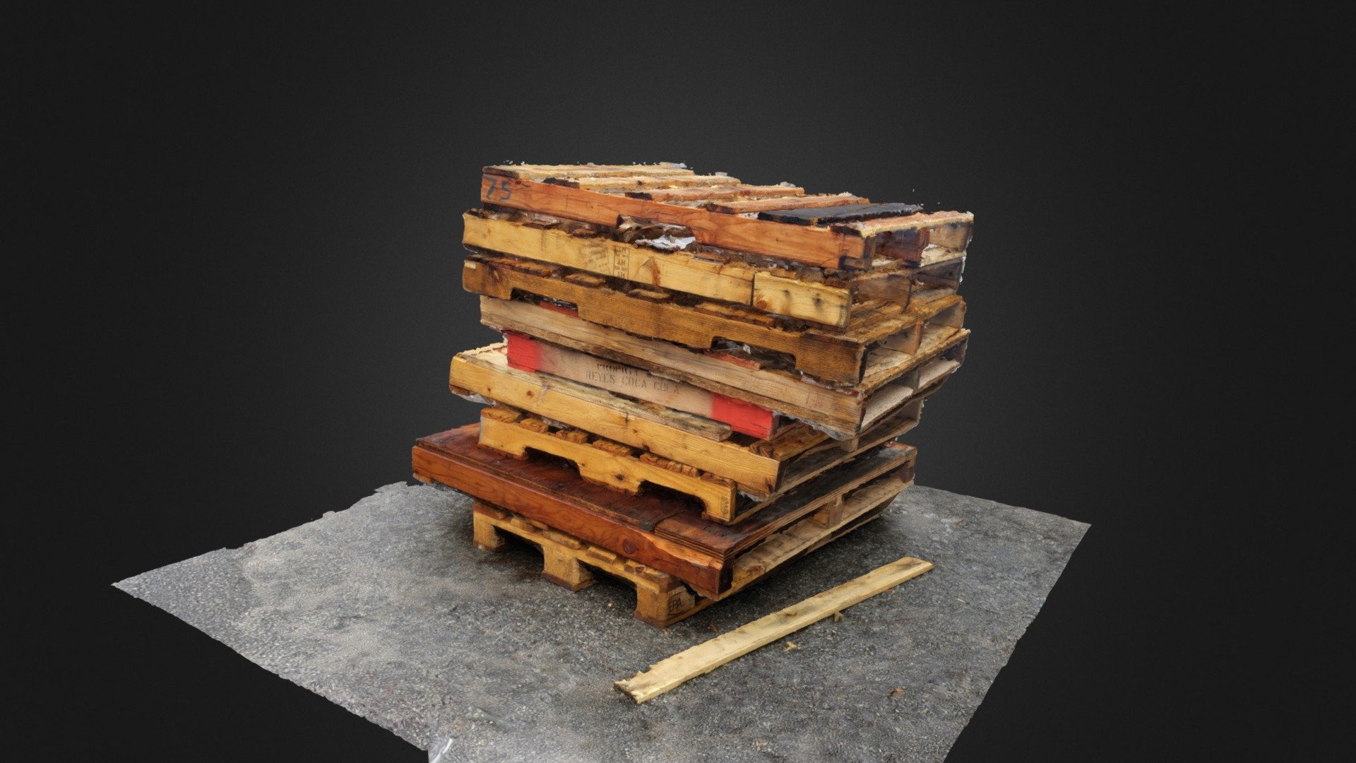 Pallets - Download Free 3D model by Paul.Davidson [d1de6e5] - Sketchfab