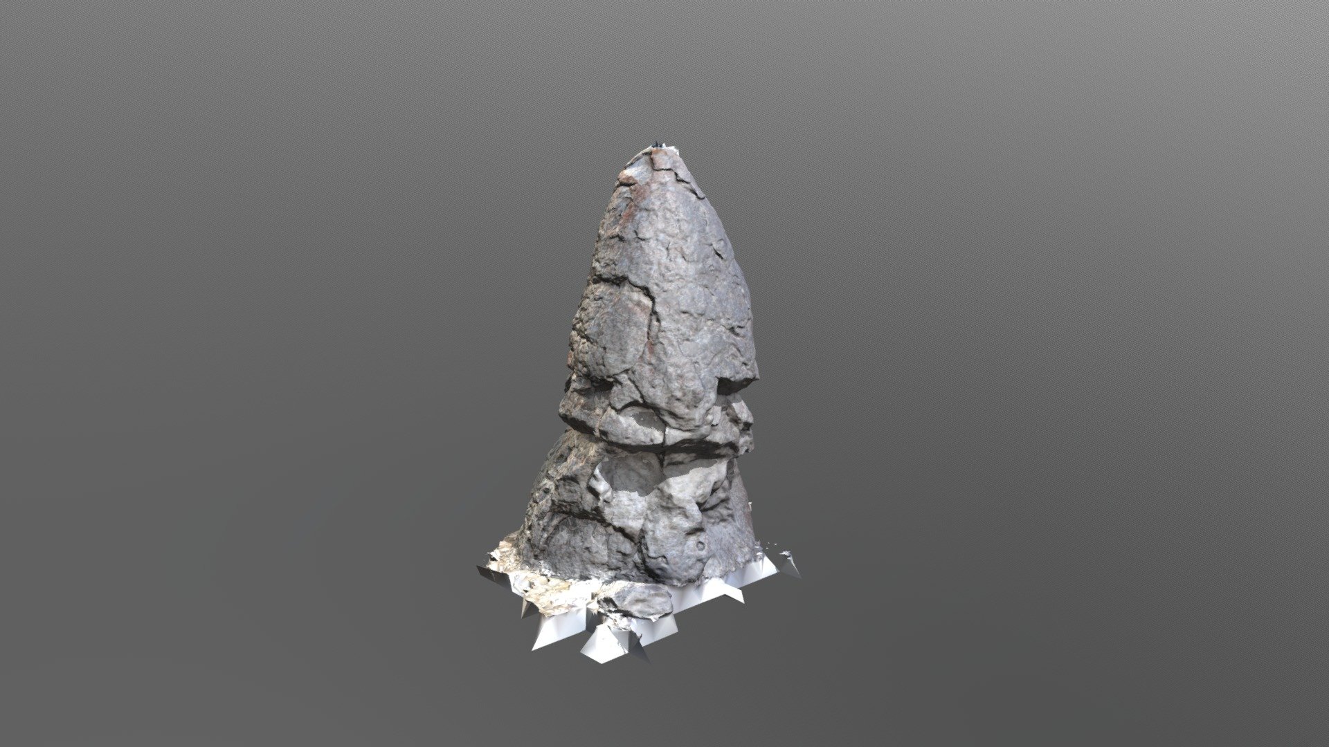 Liberty Cap, Yellowstone, USA (2012) - 3D model by remotelyinterested ...