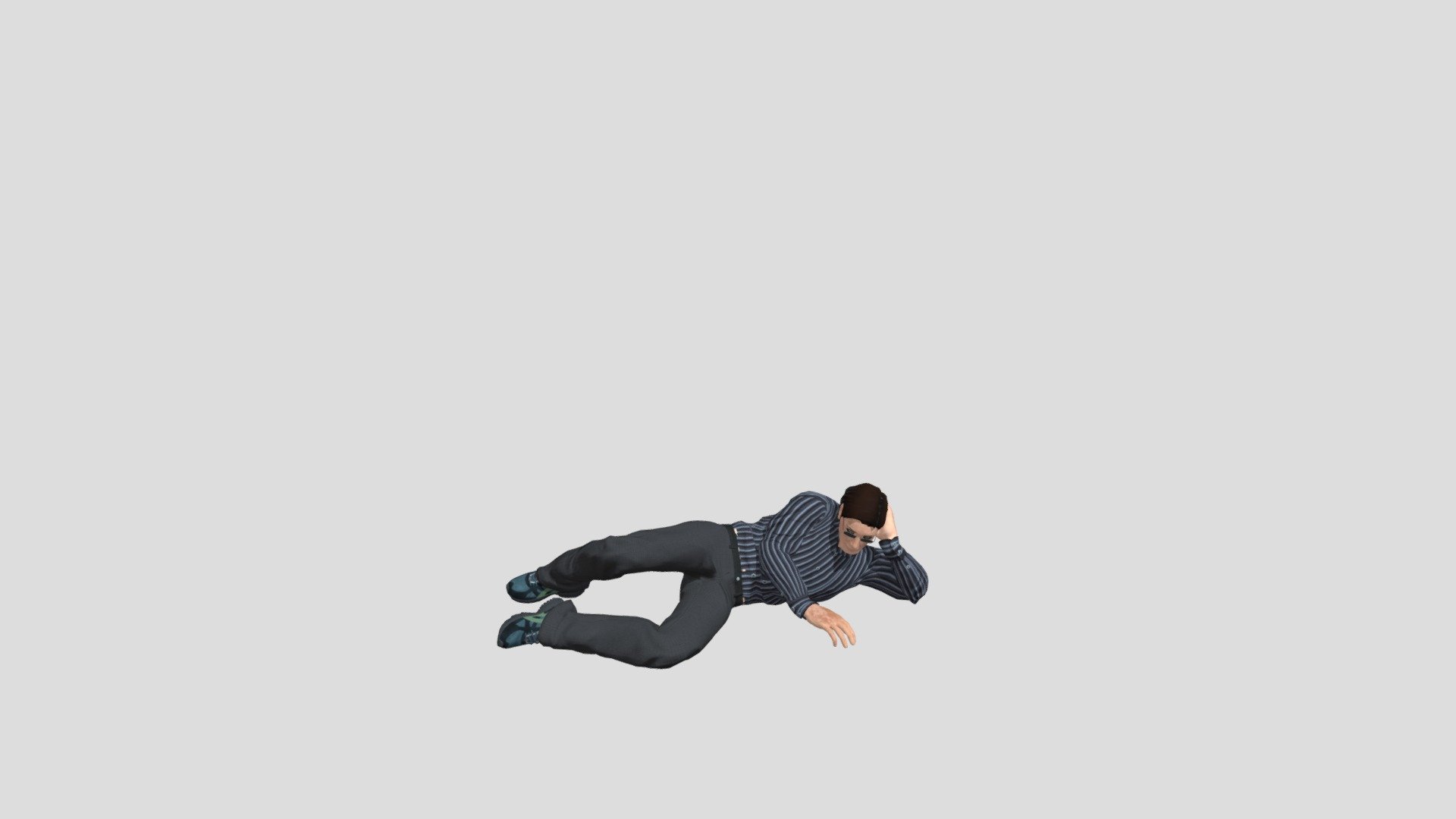 Male Laying Pose - 3D model by 2130894 [d1dee7c] - Sketchfab