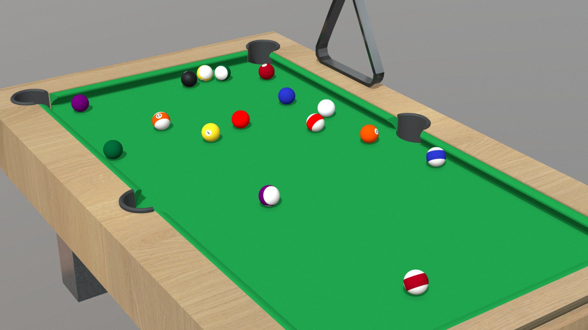 billiard animated - 3D model by luismi93 [d1df0e9] - Sketchfab