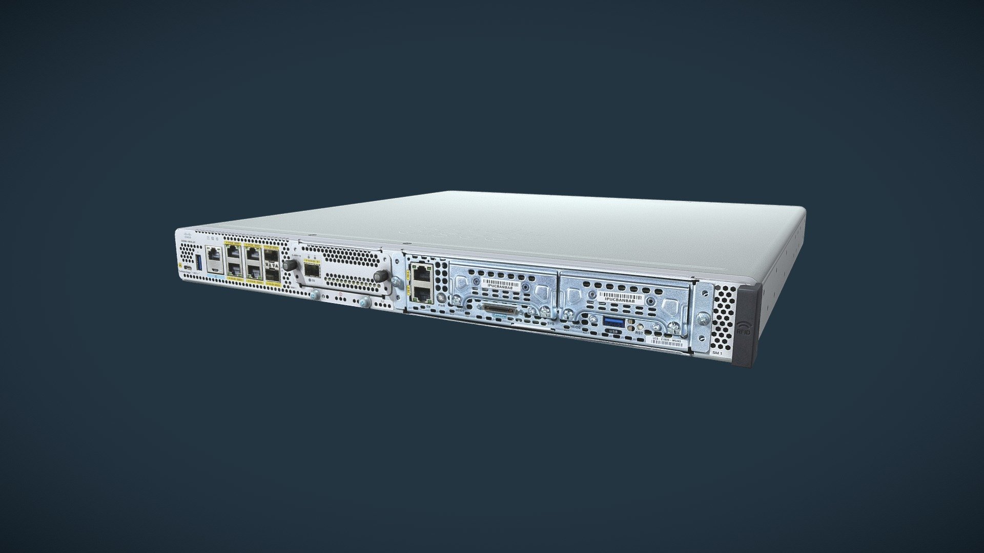 C8300-1N1S-6T - 3D model by Cisco IBNG media [d1e10fe] - Sketchfab