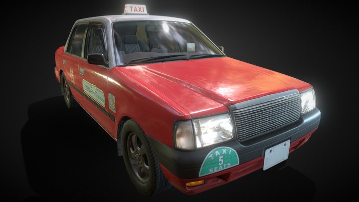 Taxi 3D models - Sketchfab