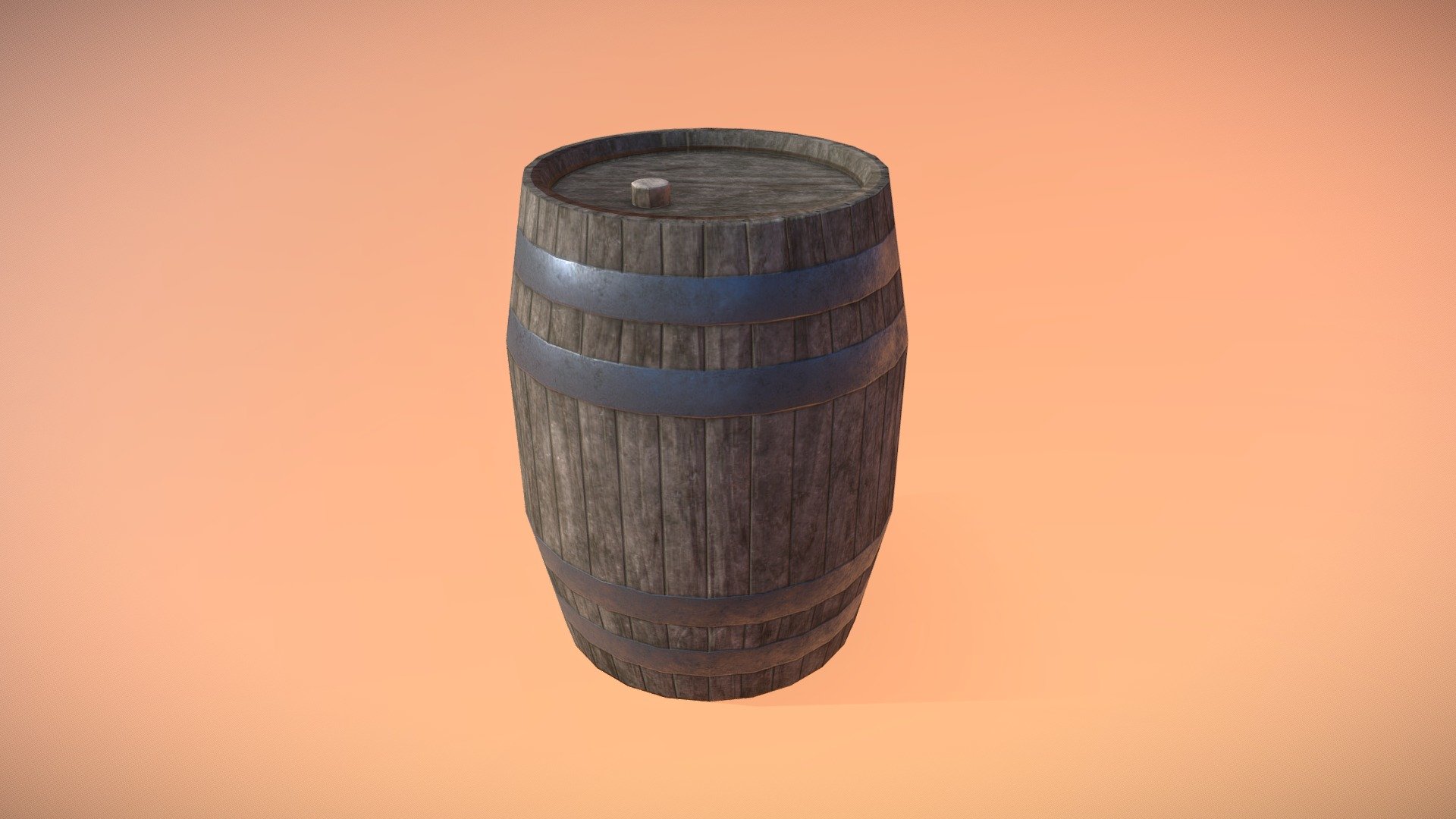 Low Poly - High Quality Barrel - Download Free 3D model by Draaphy ...