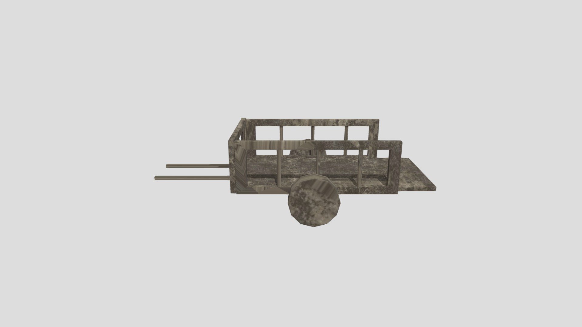 Wooden cart - Download Free 3D model by Darren-H-Fowler [d1e31b0 ...