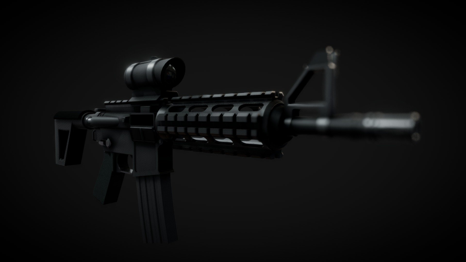 M4 - Download Free 3D model by Alex.Zov [d1e39cb] - Sketchfab