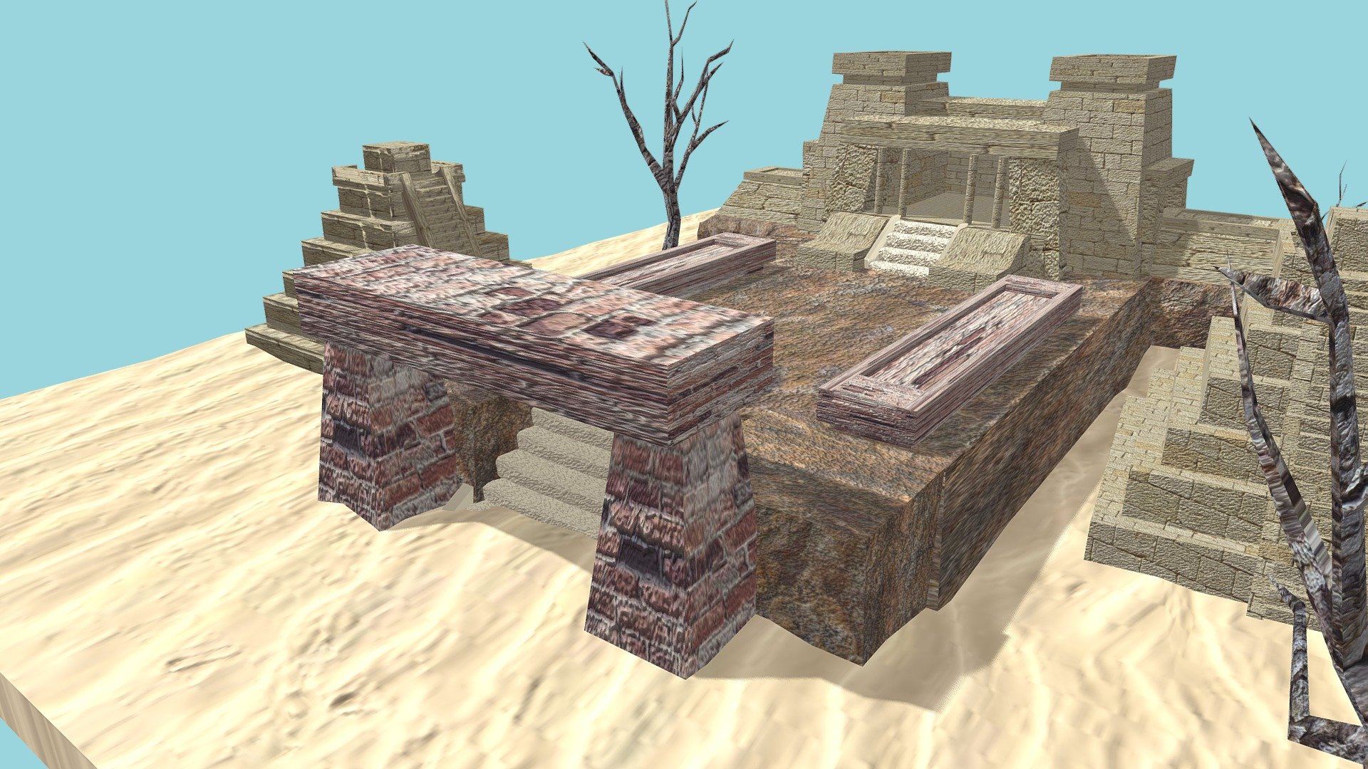 Ancient Temple - 3D model by muktesh.kallooa [d1e45bc] - Sketchfab