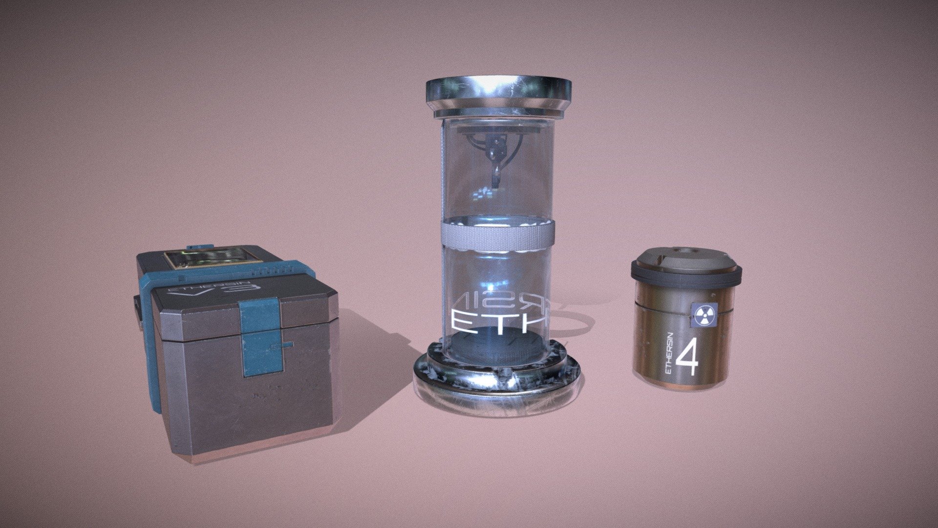 Sci Fi containers kit - Download Free 3D model by IrisProcess [d1e699a ...
