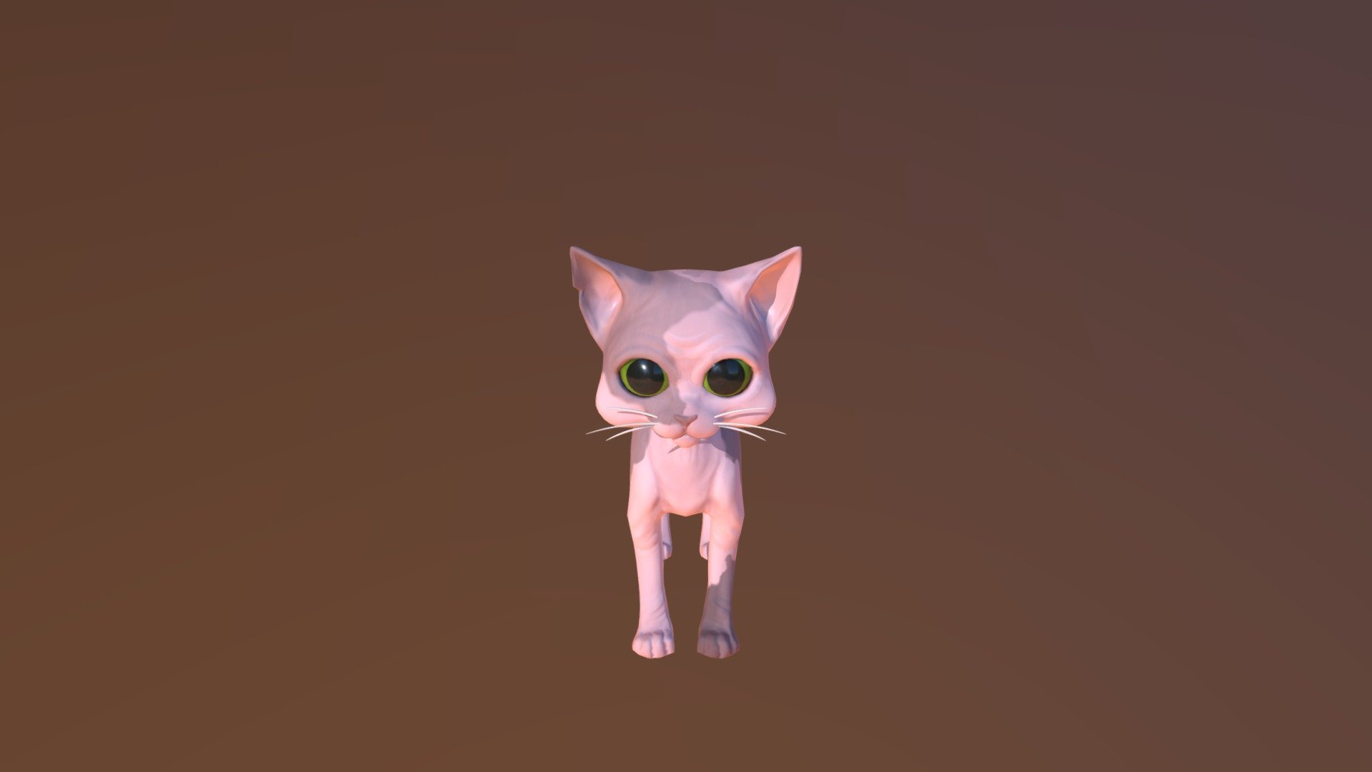 Cat - 3D model by millavie [d1e8390] - Sketchfab