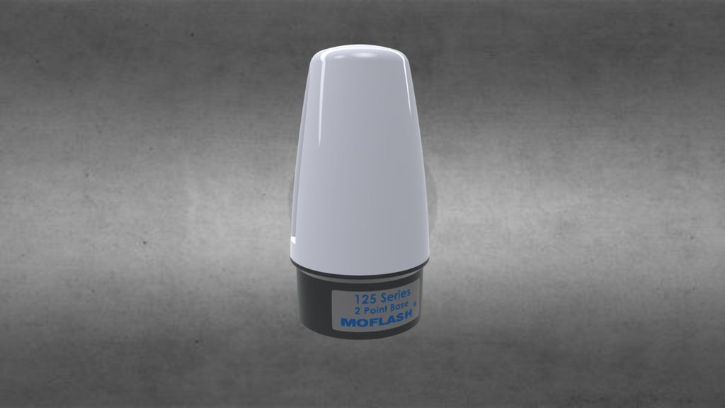 Moflash 125 Series - 2 Point base - 3D model by Moflash Signalling ...