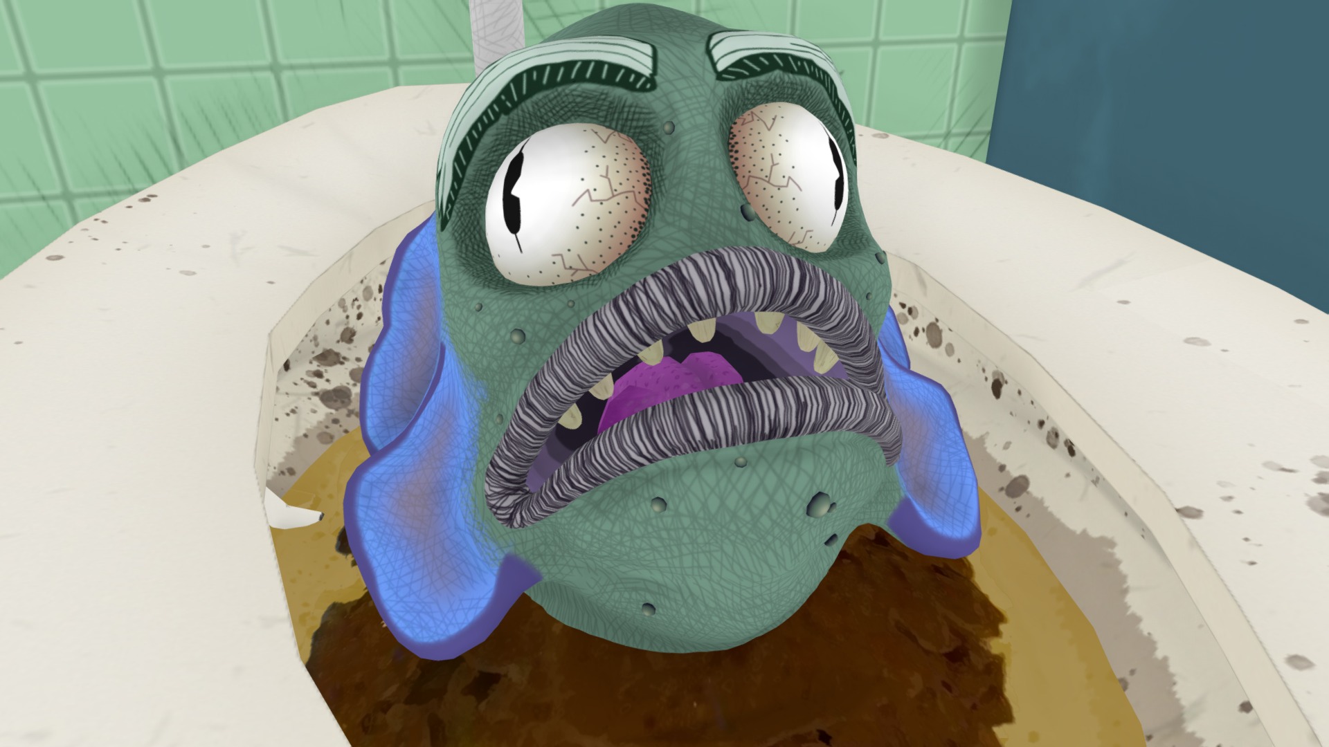Creature of Poo Lagoon - 3D model by Kurtophecles (@KurtShoemaker ...