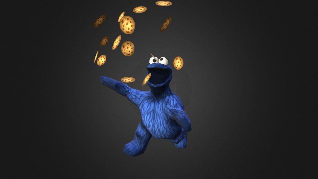 Cookie!!! - 3D model by Offy (@axe163) [d1eba7f] - Sketchfab