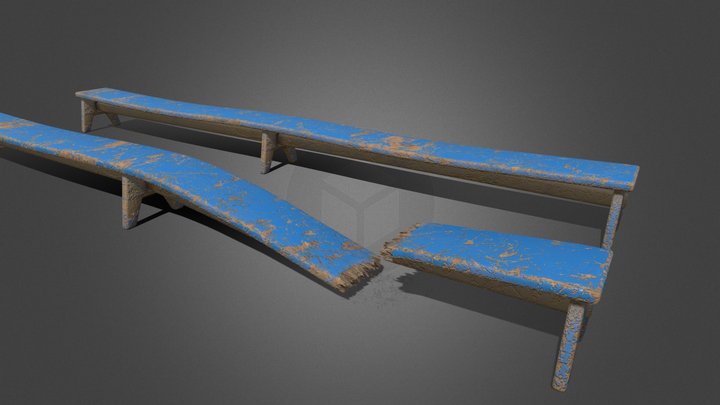 Bench 3D models - Sketchfab
