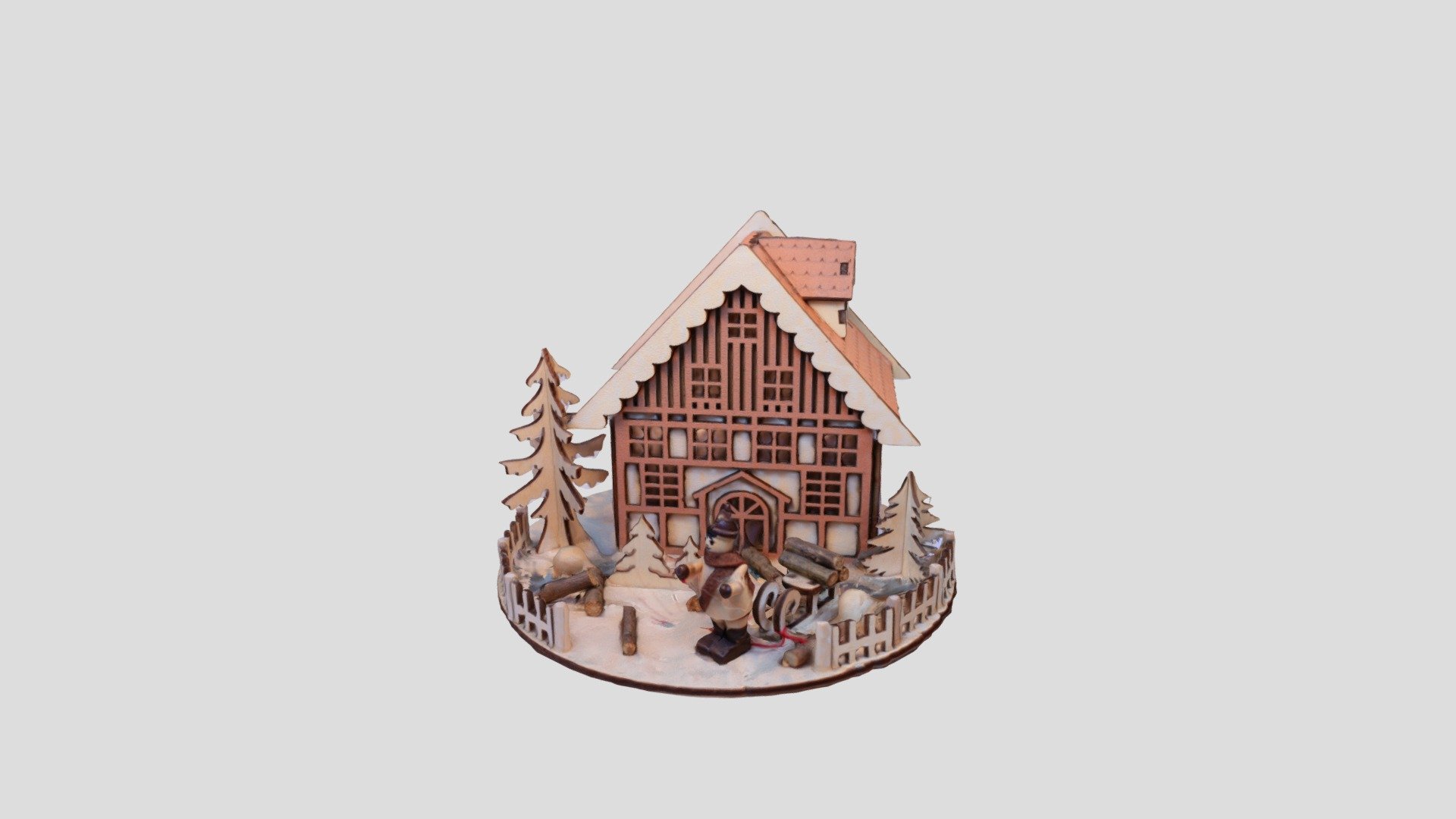 House Winter - 3D model by Arnulf (@ulfi) [d1f0a32] - Sketchfab