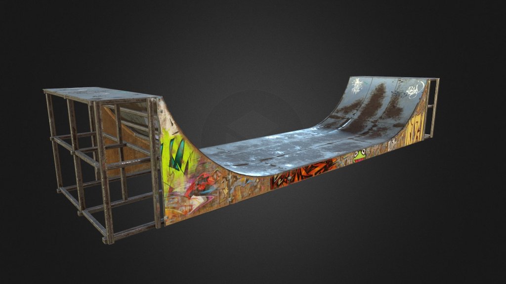 Skate Pipe - Buy Royalty Free 3D model by danielmikulik [d1f0ba8 ...