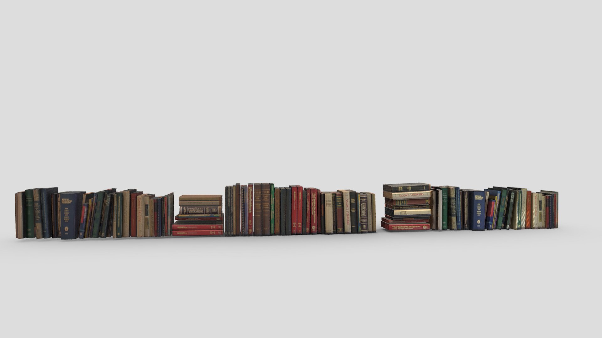 Low Poly Shelf Books - Buy Royalty Free 3D model by 3dia [d1f2847 ...